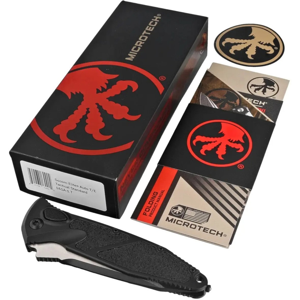 Нож Microtech Socom Elite Auto T/E Tactical Standard black купити в ...