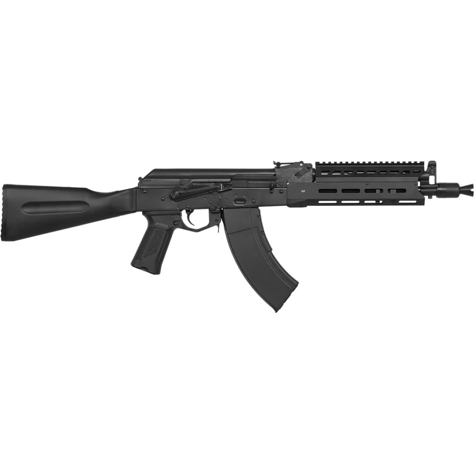 Страйкбольная винтовка LCT АК-104 AEG 6 мм с цевьем M-LOK cashmir black ...